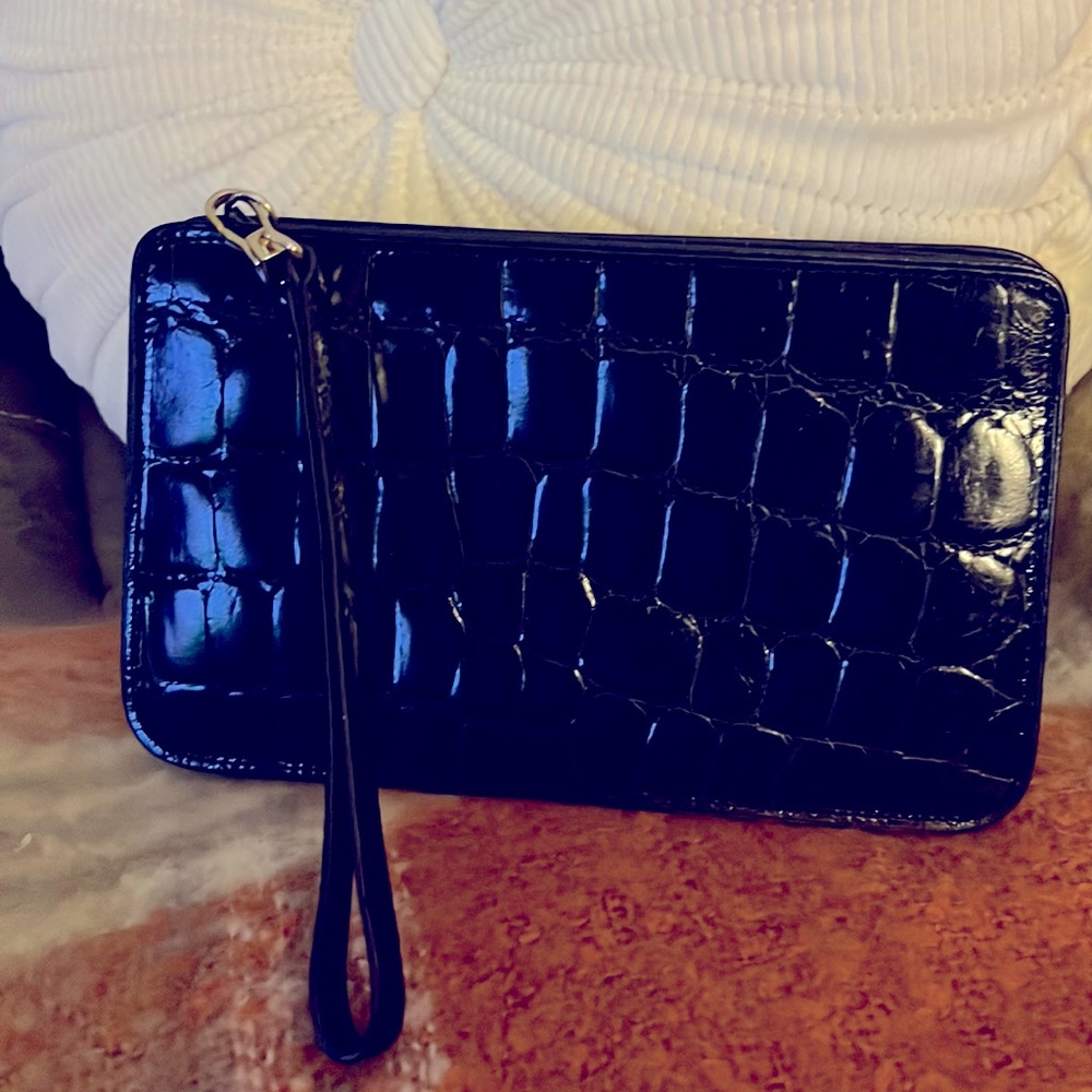 Crock Texture .. Clutch Bag - Gem